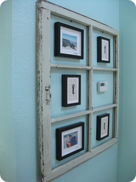 Framed out; Window Art Display; Guest | Remodelaholic